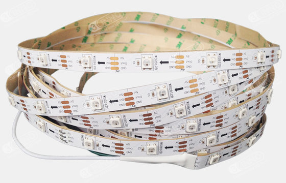 5M / Reel IP65 Entertainment LED Lighting DC5V RGB Soft Strip Individually Addressable