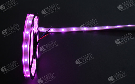 Waterproof DMX LED Strip Lights 90 / M DC7.5V 5M / Reel SMD 5050 For Decoration