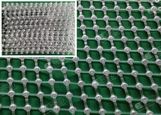 IP67 P30 Stage LED Screens 32 x 32 Pixels RGB Soft LED Mesh DC12V