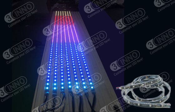 480 Channel DMX LED Strip Lights 5M 160 Pixel LED Pixel Tape , IP65 Flexible Tape