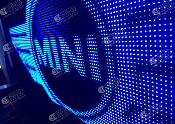 Lightweight P35 Soft Foldable LED Display Double Sided Led Screen For Stage / Events