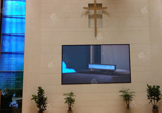 P4 Black SMD HD Indoor Advertising LED Screens High Resolution Led Wall
