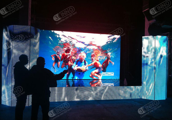 High Definiton P3 Aluminum Advertising LED Screen High Contrast Black SMD Led