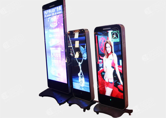 P5mm Advertising LED Digital Sign High Brightness Glass LED Poster