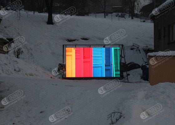 1R1G1B P8mm Full Color Advertising LED Screens High Resolution and High Brightness