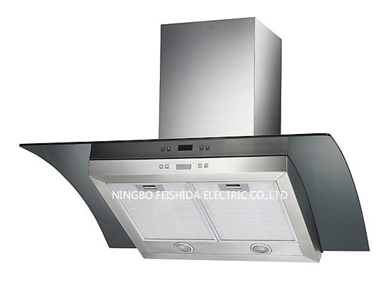 900m Range Hood 3 speed LCD switch , Wall Mounted Extractor Hood