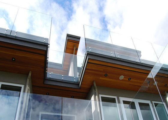 Frameless Standoff Glass Rail System Design Standoff Glass Balustrade For Sale