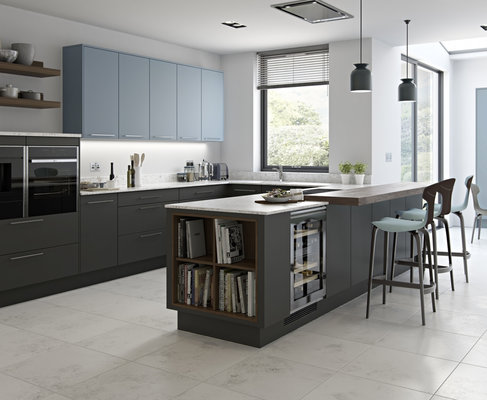 Navy Blue Kitchen Cabinet Paint American Kitchen Cabiets U Shaped Kitchen Cabinets