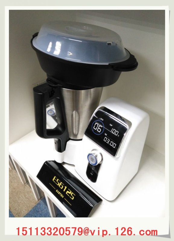 High Quality Automatic Thermo Cooker with GS,CE,LFGB,CB,EMC/ 700-900W Wifi App Thermo Blender with Steamer
