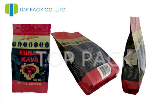 Standing Side Gusset Bags For Resealable Coffee Bags Packing
