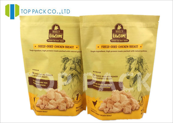 Heat Sealing 6oz Stand Up Food Pouches With Zipper , Customized Logo