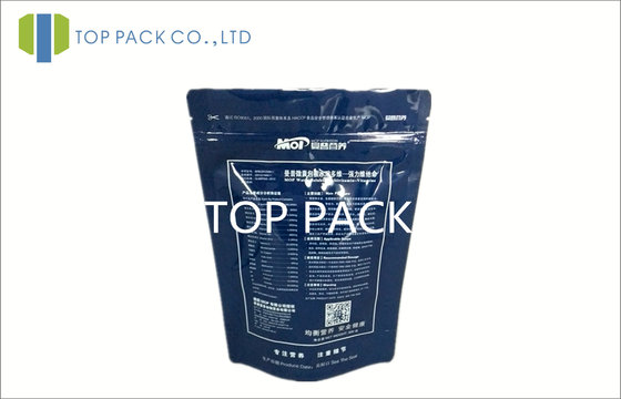 Zipper Plastic Stand Up Pouches , PET / AL / PE Customized Food Pouch Packaging