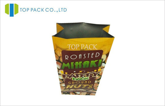 Aluminum Foil Side Gusset Bags packaging Plastic laminated for Dry Fruit