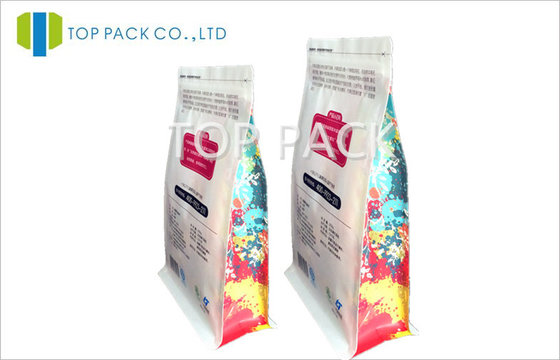 Resealable Glossy Printing Plain Stand Up Pouches For Food Packing