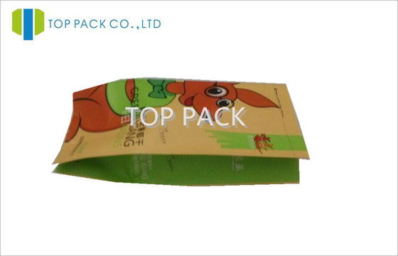 Full Printing Plastic Side Gusset Bags Food Grade Empty Inside
