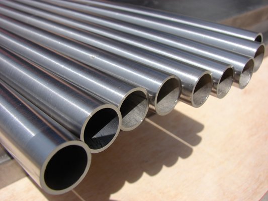 Round Grade 3 Seamless Titanium Pipe ASTM B337 B338 Of Condenser Tubes