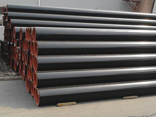 Q195 Q235 Black Erw Steel Pipe Welded Steel Gas Pipe Large Diameter