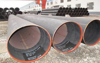 Hydraulic Fluid Round LSAW Pipes SCHX52 Welded Steel Pipe 6.35 ~ 50mm