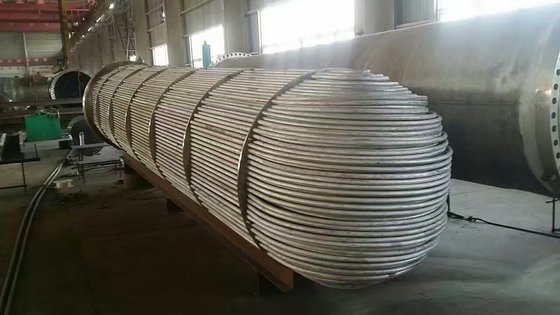Superheater Heat Exchanger Tubing Austenitic Stainless Steel ASME SA213 Boiler Tube