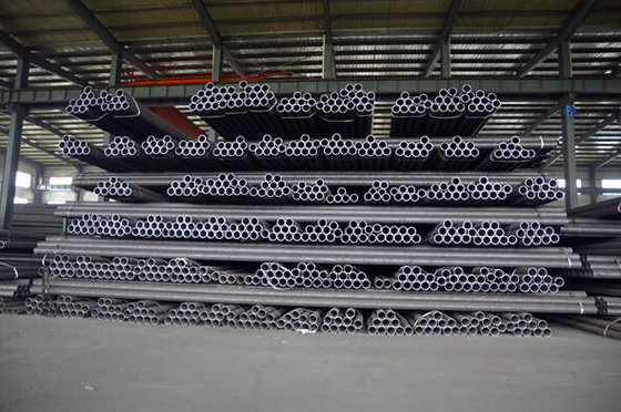 ASTM Black Carbon Steel Seamless Pipe For War Industry / Electric Power