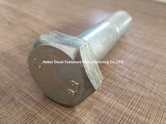 Durable Grade 8.8 Galvanized Hex Bolts , High Tensile Stainless Steel Bolts