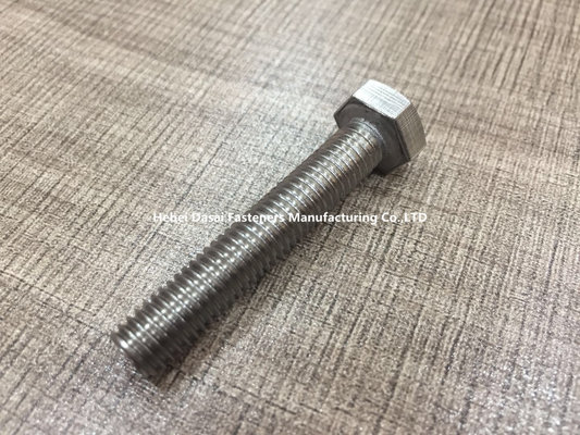 Zinced Stainless Steel Hex Bolt / 304 Stainless Screws For Nuclear Power