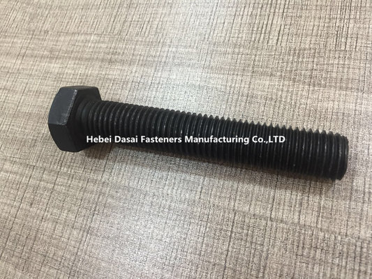 Durable M18 Carbon Steel Hex Bolt With Zinc Plated Surface Treatment