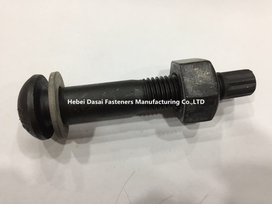 Hot Dip Galvanized Structural Steel Bolts Customized Material With Size