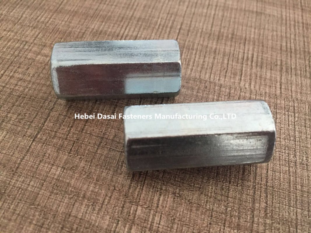 Rustless Stainless Steel Hex Nuts / Small Hex Nuts White Zinc Surface Treatment