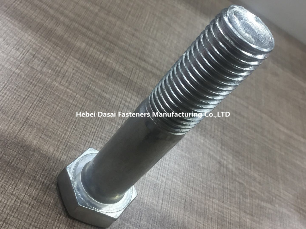 Hot Dipped Galvanized Screws Structural Bolts , Stainless Steel Fine Thread Bolts