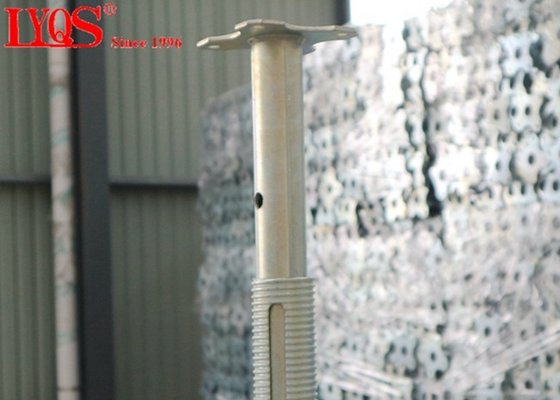 Heavy Duty Adjustable Steel Shoring Posts Galvanization Surface L Shaped