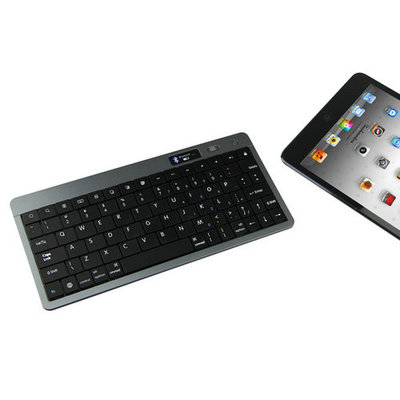 Portable Battery Powered  iPad Bluetooth Keyboards 200mAh Bluetooth V3.0