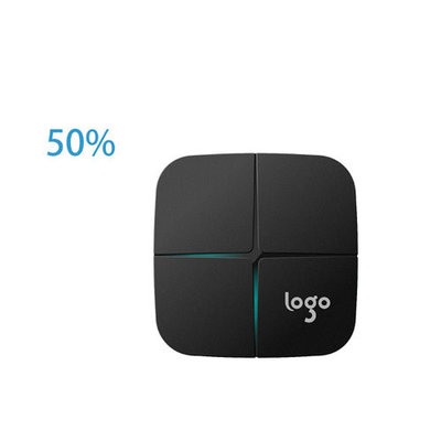 사각 2000MAH 휴대용 USB 힘 은행 충전기/셀룰라 전화 전력 공급