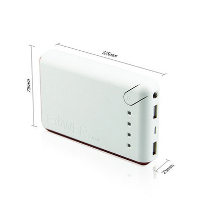 15000MAH 고성능 이동 전화를 위한 휴대용 USB 힘 은행 125*75*23mm