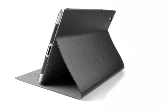 대를 가진 손가락으로 튀김 PU 가죽 iPad 상자, 소녀를 위한 Silm 우아한 정제 방어적인 상자를 방수 처리하십시오