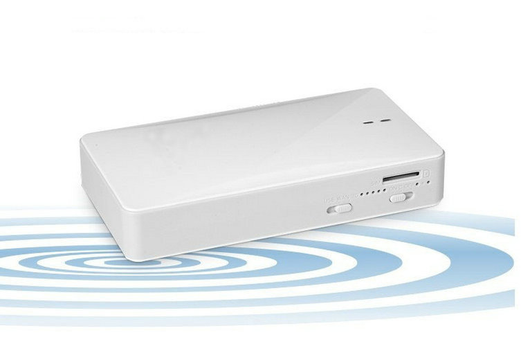 Portable Wireless Power Bank 3G Wifi Router with SIM Card Slot IEEE802.11b/g/n