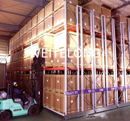 Movable Storage Racks For Warehouse