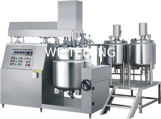 Hydraulic Lifting Vacuum Emulsifying Machine For Mixing Oil And Water
