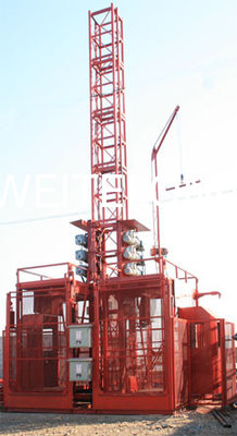 Material Lift Construction Hoist Elevator with Schneider, LG Electric Parts