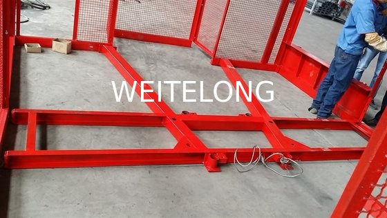 Hot Dipped Zinc Twin Cage Hoist Red Frame Style 1000kgs - 3200kgs