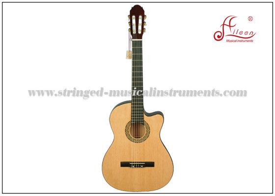 Spruce Plywood Rosewood Classical Cutaway Guitar With Nylon Strings 650mm Length