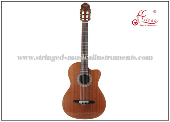 Cutaway Classical Nylon String Guitar With Sapele Plywood Rosewood Material