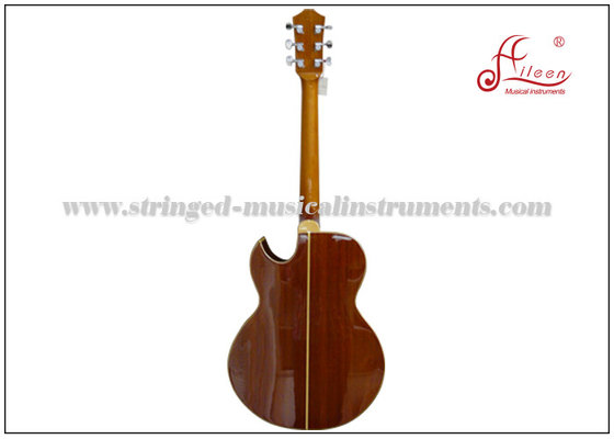 4 Band EQ Sapele Electric Guitar , Spruce Plywood Cutaway 40 Inch Guitar