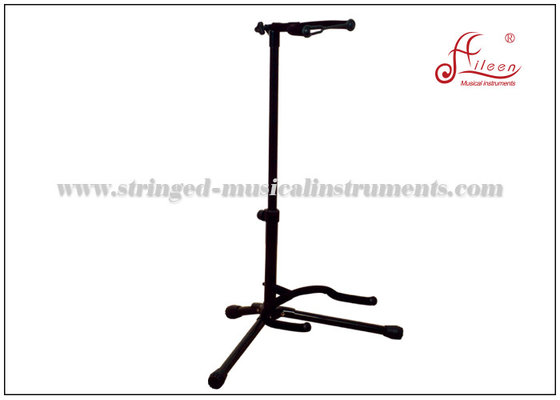 Single Vertical Adjustable Guitar Rack Stand , 28cm - 76cm Foldaway Professional Music Stand