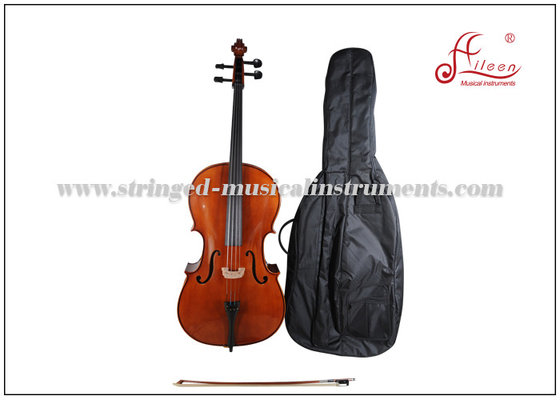 Solid maple Musical Instrument Cello Hand Carved Ebony Solidwood Student Cello