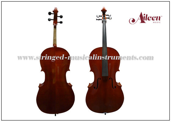 Ebony Fitted All Solidwood Flamed Moderate Musical Instrument Cello with flame Cello