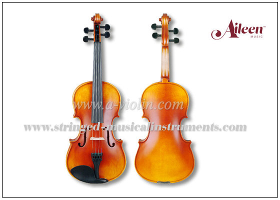 Advanced Student Musical Instruments Violin Outfit , Warm Gold Brown Stain Acoustic Violin