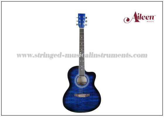 39&quot; Linden Plywood Rosewood fingerboard Colour Acoustic Guitar ( AF228 )