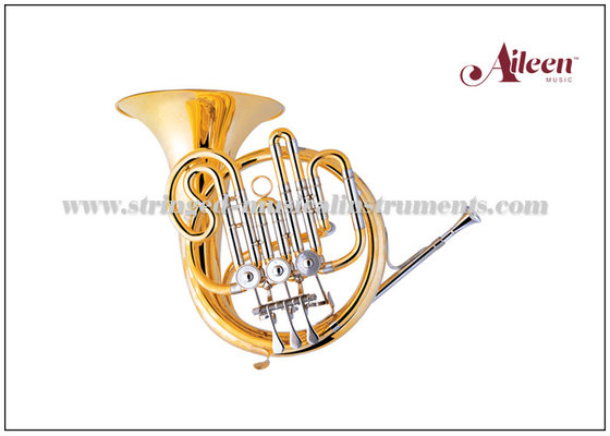 Junior 3 Keys Small Yellow Brass Musical Instruments Student Model Trumpet