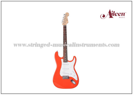Custom Music Electric Guitar Solid ST Style Maple Neck Rosewood Fingerboard